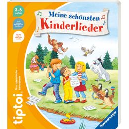 Ravensburger Kinderbuch "tiptoi Meine sch&ouml;nsten Kinderlieder", bunt, B&uuml;cher, Made in Europe