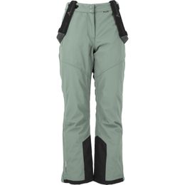 WHISTLER M&auml;dchen Skihose "Drizzle", grau, Gr. 152, mehrfarbig, 100% Polyester, Hosen, mit Hosentr&auml;gern und wasserfester Eigenschaft