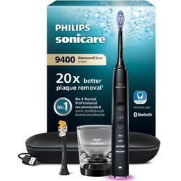 PHILIPS SONICARE "DiamondClean 9400, HX9917" 2 Stk. Aufsteckb&uuml;rsten mit integriertem Dr&uuml;cksensor, 4 Putzprogramme und 3 Intensit&auml;tsstufen