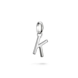 Thomas Sabo Damen Charm Buchstabe "Charm Alphabet/Buchstabe - Connect", K, silber, Silber 925 (recycelt), Charms