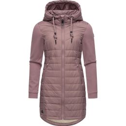 Ragwear Damen Steppmantel "Lucinda Long", lila, Gr. XS, Obermaterial: 100% Polyester; Obermaterial &Auml;rmel: 100% Baumwolle; Futter: 100% Polyester;
