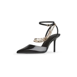 Bershka Slingback Pumps female Black size 39