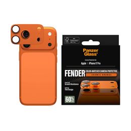 CARE BY PANZERGLASS Kameraschutzglas "Fender Color-Matched Camera Protector", orange, B:11cm H:0,5cm T:13mm, Displayfolien, Kameraschutz, Schutzfolie, Linsenschutz, kratz- & sto&szlig;fest