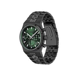 BOSS Herren Chronograph "CANDOR PRIME", gr&uuml;n, Armbanduhren, Quarzuhr, Armbanduhr, Herrenuhr, Edelstahlarmband, analog, Tag