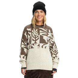 Quiksilver Damen Fleecepullover "Kelso"moonstruck, Gr. S, Obermaterial: 28% Walkfrottier, 28% Polyamid, 20% Modacryl, 10% Seide, 9% Linen, 5%