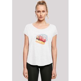 F4NT4STIC Damen T-Shirt "Cars Lightning McQueen", wei&szlig;, Gr. 5XL, Obermaterial: 100% Baumwolle, Shirts, Premium Qualit&auml;t