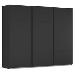 Schwebet&uuml;renschrank Rauch, B:271cm H:223cm T:68cm, schwarz, Holzwerkstoff, Schr&auml;nke, "Kleiderschrank Schrank Garderobe Schlafzimmerschrank CONTIDO",