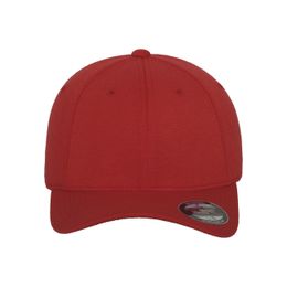 Flexfit Flex Cap "Flexfit Unisex Flexfit Double Jersey"rot, Gr. L, unifarben, 66% Polyester, 30% Baumwolle, 4% Elasthan, Caps