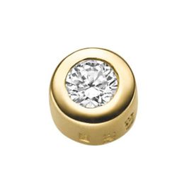 Adelia&acute;s ADELIA ́S Damen Kettenanh&auml;nger "Damen 585 Gold Anh&auml;nger mit Diamant Brillant &Oslash; 5,7 mm", 0,15 VVS = sehr sehr kleine Einschl&uuml;sse, Diamanten Gelbgold