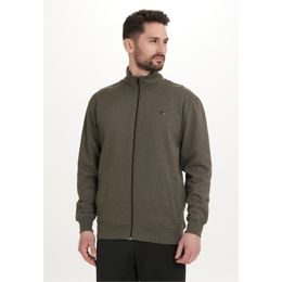 CRUZ Herren Sweatshirt "Pitt", gr&uuml;n, Gr. S, unifarben, 60% Baumwolle, 40% Polyester, Sweatshirts, mit praktischen Seitentaschen