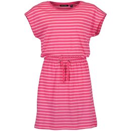 Blue Seven M&auml;dchen Jerseykleid "M&auml;dchen Sommerkleid kurzarm mit Bindeband"4300, magenta, Gr. 152, 100% Baumwolle, Kleider