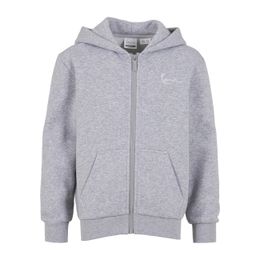 Karl Kani Kinder Kapuzenpullover "Karl Kani Chest Signature Essential Zip Hoodie Junior"grau, Gr. 146, mehrfarbig, 70% Baumwolle, 30% Polyester,