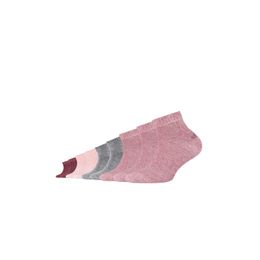 s.Oliver M&auml;dchen Kurzsocken "9er Pack", Gr. 27, rosa, 80% Baumwolle, 17% Polyamid, 3% Elasthan, uni, Socken