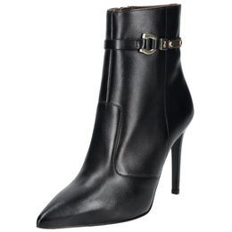 Nero Giardini Damen High-Heel-Stiefelette "Nero Giardini Stiefelette Nappaleder", Gr. 37, schwarz, Nappaleder, Schuhe