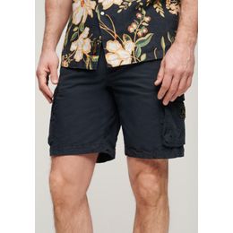 Superdry Herren Shorts "SD-PARACHUTE LIGHT SHORT", blau, Basic, Gr. 32, unifarben, Web, Obermaterial: 100% Baumwolle, Hosen