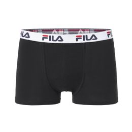 Fila Jungen Boxer "JUNIOR BOY BOXER SHORTS", Gr. 146, schwarz, Single Jersey, Obermaterial: 95% Baumwolle, 5% Elasthan, unifarben, Unterhosen, f&uuml;r