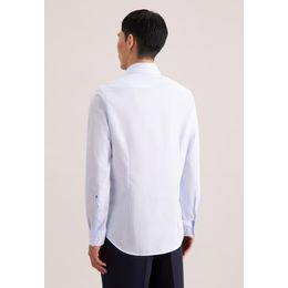 Seidensticker Herren Businesshemd "Schwarze Rose"hellblau, Gr. 41, gestreift, 100% Baumwolle, Hemden, X-Slim 1/1 Kentkragen Gestreift