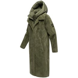 Navahoo Damen Wintermantel "Teddyzauber 14", gr&uuml;n, Gr. XXL, Material: 100% Polyester. Innenfutter: 100% Polyester, M&auml;ntel, Pl&uuml;schmantel aus