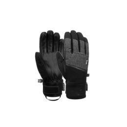 Reusch Damen Skihandschuhe "Febe R-TEX XT", schwarz, Gr. 6, mehrfarbig, 75% Polyester, 20% Ziegenleder, Handschuhe, mit Anziehhilfe