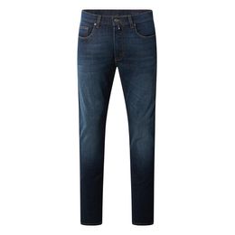 Pierre Cardin Herren Regular-fit-Jeans "PC-Laval", blau, Gr. 38, unifarben, Web, Obermaterial: 81% Baumwolle, 18% Polyester, 1% Elasthan, Jeans, im