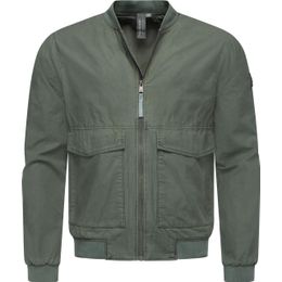 Ragwear Herren Bomberjacke "Daq", gr&uuml;n, Gr. S, Obermaterial: 100% Baumwolle. Innenfutter: 100% Polyester, Jacken, l&auml;ssige Herren Jacke kurz mit
