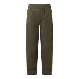 AENGELS Damen Stoffhose "AENGELS Liberta TU Jump"moss gr&uuml;n, Gr. 34, unifarben, 97% Baumwolle, 3% Elasthan, Hosen