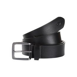 Tom Tailor Herren Lederg&uuml;rtel "TTSCOTT", schwarz, Gr. 110, unifarben, Rindsleder, G&uuml;rtel, 3,5 cm breit, Herreng&uuml;rtel, Jeans und Casual, bis Gr. 120