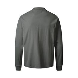 MCS Herren Kurzarmhemd "MCS Polo long sleeve MCRockwall", grau, Gr. XXL, Obermaterial: 100% Baumwolle, Hemden