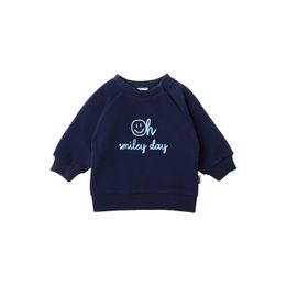 Liliput M&auml;dchen Sweatanzug "oh smiley day", blau, Gr. 62, bedruckt, 80% Baumwolle, 20% Polyester, Sportanz&uuml;ge, aus weichem Sweatmaterial