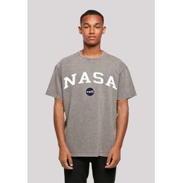 F4NT4STIC Herren T-Shirt "NASA Collegiate Logo", grau, Gr. L, Obermaterial: 100% Baumwolle, Shirts, Print