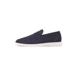Henry Stevens Herren Loafer "Elia PL1", Gr. 45, blau, Leder, Schuhe