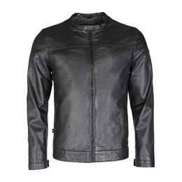 Maze Herren Lederjacke "42024131", schwarz, Gr. S, Obermaterial: 100% Lammleder; Futter: 100% Baumwolle; &Auml;rmelfutter: 100% Polyester, Jacken
