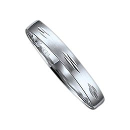 Firetti Damen Trauring "Schmuck Geschenk Gold 375 Hochzeit Ehering Trauring "LIEBE"", 23, ohne Brillant, Wei&szlig;gold 375, 3mm, wei&szlig;, Wei&szlig;gold 375,