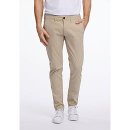 Bison Herren Chinos "Bison Chinos", beige, Gr. 33, Obermaterial: 98% Baumwolle, 2% Elasthan, Hosen