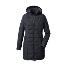 Killtec Damen Steppmantel "Skane WMN Quilted PRK", schwarz, Gr. 48, Oberstoff: 100% Polyester, Futter: 100% Polyester, Wattierung: 100% Polyester,