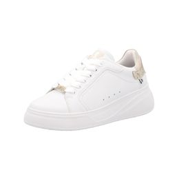 Rieker Damen Sneaker "Rieker Sneaker Glattleder", Gr. 37, wei&szlig;, Glattleder, Schuhe