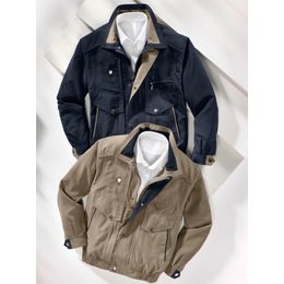 Marco Donati Herren Blouson, beige, Gr. 50, unifarben, 100% Polyester, Jacken