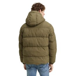 Herren Steppjacke, gr&uuml;n, Gr. XL, Tom Tailor Denim, Strukturmuster, unifarben, Web, Obermaterial: 100% Polyester. Futter: 100% Polyester, Jacken, mit