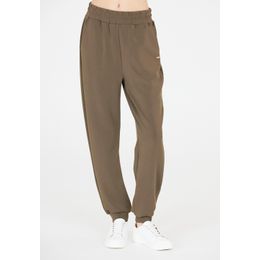 ENDURANCE ATHLECIA ATHLECIA Damen Sweathose "Paris", gr&uuml;n, Gr. 42, unifarben, 51% Polyester, 44% Modal, 5% Elasthan, Hosen, aus angenehm weichem und dehnbarem
