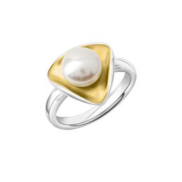 Celesta Damen Fingerring, 056 (17,8), Silber 925 (Sterlingsilber), wei&szlig;, Silber 925 (Sterlingsilber), Fingerringe
