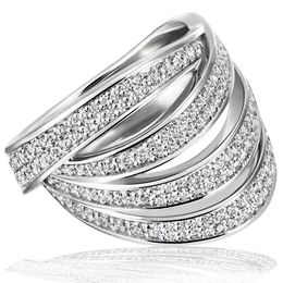 Goldmaid Damen Silberring, 17, Silber 925 (Sterlingsilber), wei&szlig;, Silber 925 (Sterlingsilber), Fingerringe