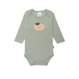 Liliput M&auml;dchen Body "Franzbr&ouml;tchen", Gr. 44, gr&uuml;n, 100% Baumwolle, bedruckt, Bodys, mit Rundhalsausschnitt