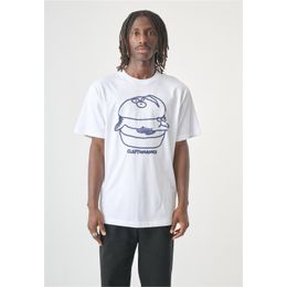 Cleptomanicx Herren T-Shirt "Basic"wei&szlig;, Gr. S, bedruckt, 100% Baumwolle, Shirts, mit tollem Frontprint