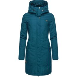 Ragwear Damen Wintermantel "Jannisa", gr&uuml;n, Gr. L, Au&szlig;enmaterial: 65% Polyester, 35% Baumwolle. Innenfutter: 100% Polyester. Wattierung: 100%