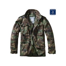 Brandit Herren Allwetterjacke "Brandit Herren M-65 Field Jacket"olive camouflage, Gr. S, mehrfarbig, 80% Polyester, 20% Baumwolle, Jacken