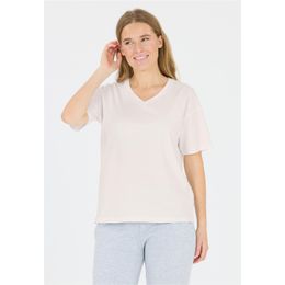 CRUZ Damen T-Shirt "Ingeberg", wei&szlig;, Gr. 40, unifarben, 100% Baumwolle, Shirts, Aus atmungsaktivem und leichtem Stoff