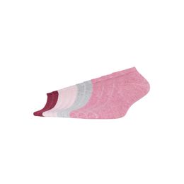 s.Oliver M&auml;dchen Sneakersocken "Sneakersocken 10er Pack", Gr. 31, rosa, 80% Baumwolle, 17% Polyamid, 3% Elasthan, uni, Socken