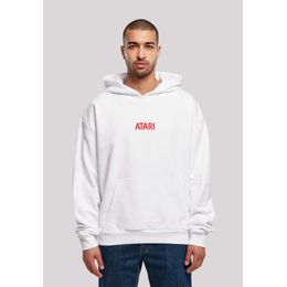 F4NT4STIC Herren Kapuzenpullover "Atari Games Red Retro Gaming", wei&szlig;, Gr. XS, Obermaterial: 100% Baumwolle, Pullover, Premium Qualit&auml;t