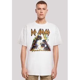 F4NT4STIC Herren T-Shirt "Def Leppard Hysteria", wei&szlig;, Gr. XS, Obermaterial: 100% Baumwolle, Shirts, Premium Qualit&auml;t