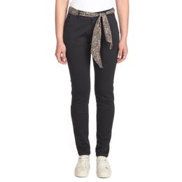 Damen Chinohose "DYLI 4", schwarz, Gr. 34, Le Temps Des Cerises, 98% Baumwolle, 2% Elasthan, Hosen, aus Baumwollstretch